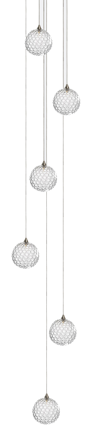 Mod Round Chandelier by Shakuff | MD6-7-CL-MW | SHK1016790