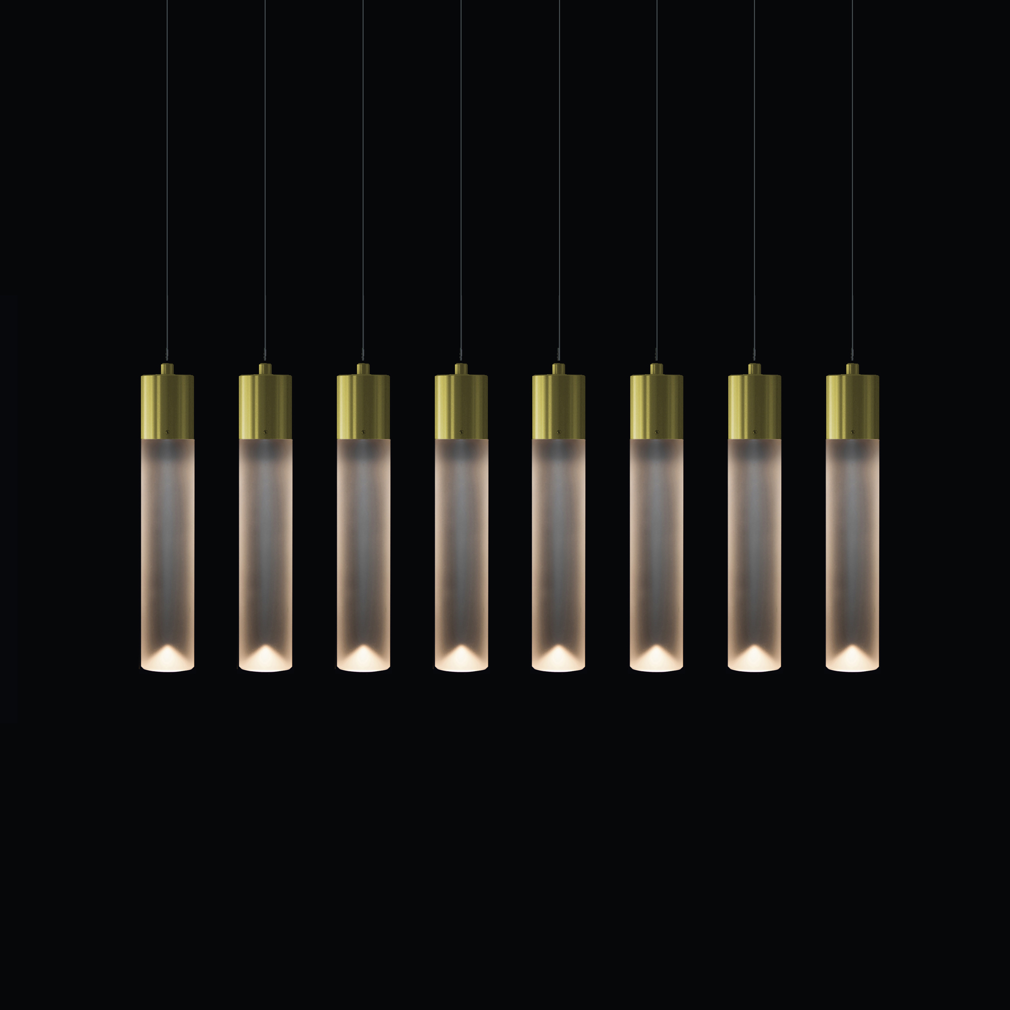 LED Linear Multi-Light Mini Pendant by Archilume | P8-27GSD-010 ...