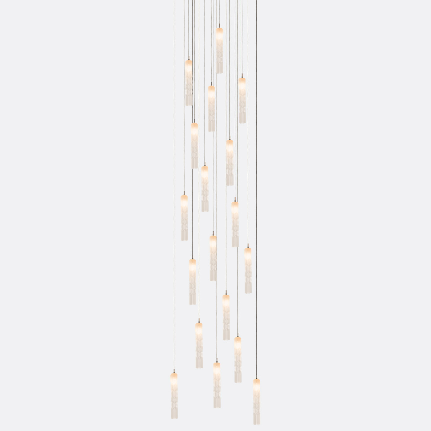 Twist Square Chandelier by Shakuff | TW18-10-FR-AB | SHK1018586