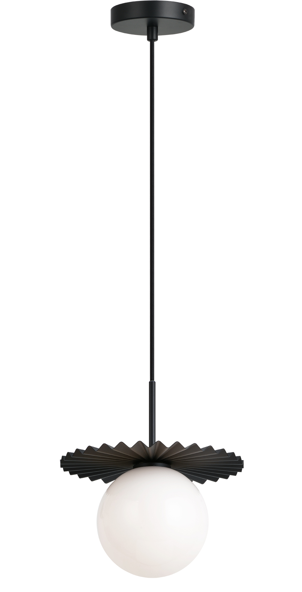 Modern Ruff Pendant by Matteo Lighting | C83101BKOP | MTO1026467
