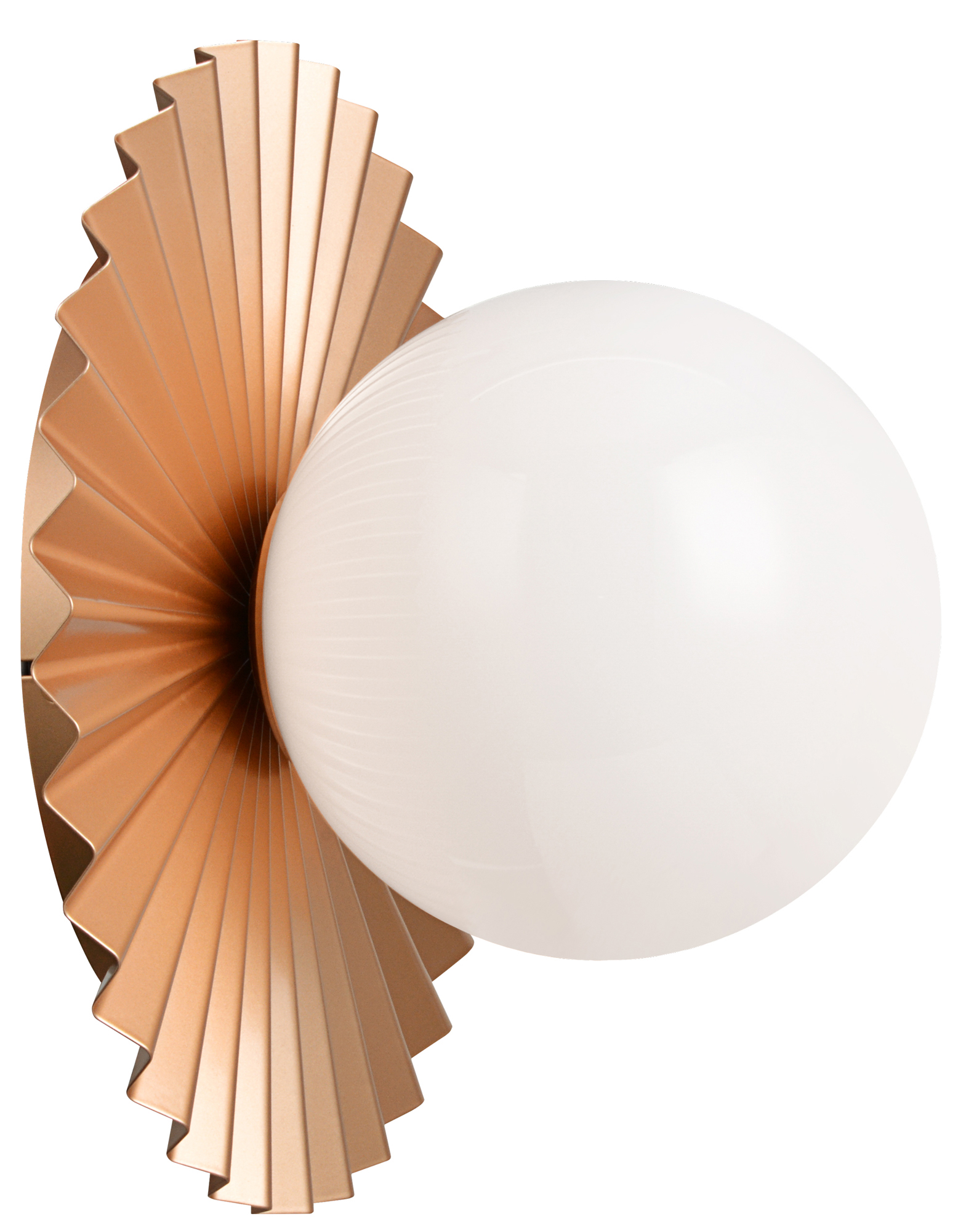 Modern Ruff Wall Sconce by Matteo Lighting | WX83111MGOP | MTO1026472