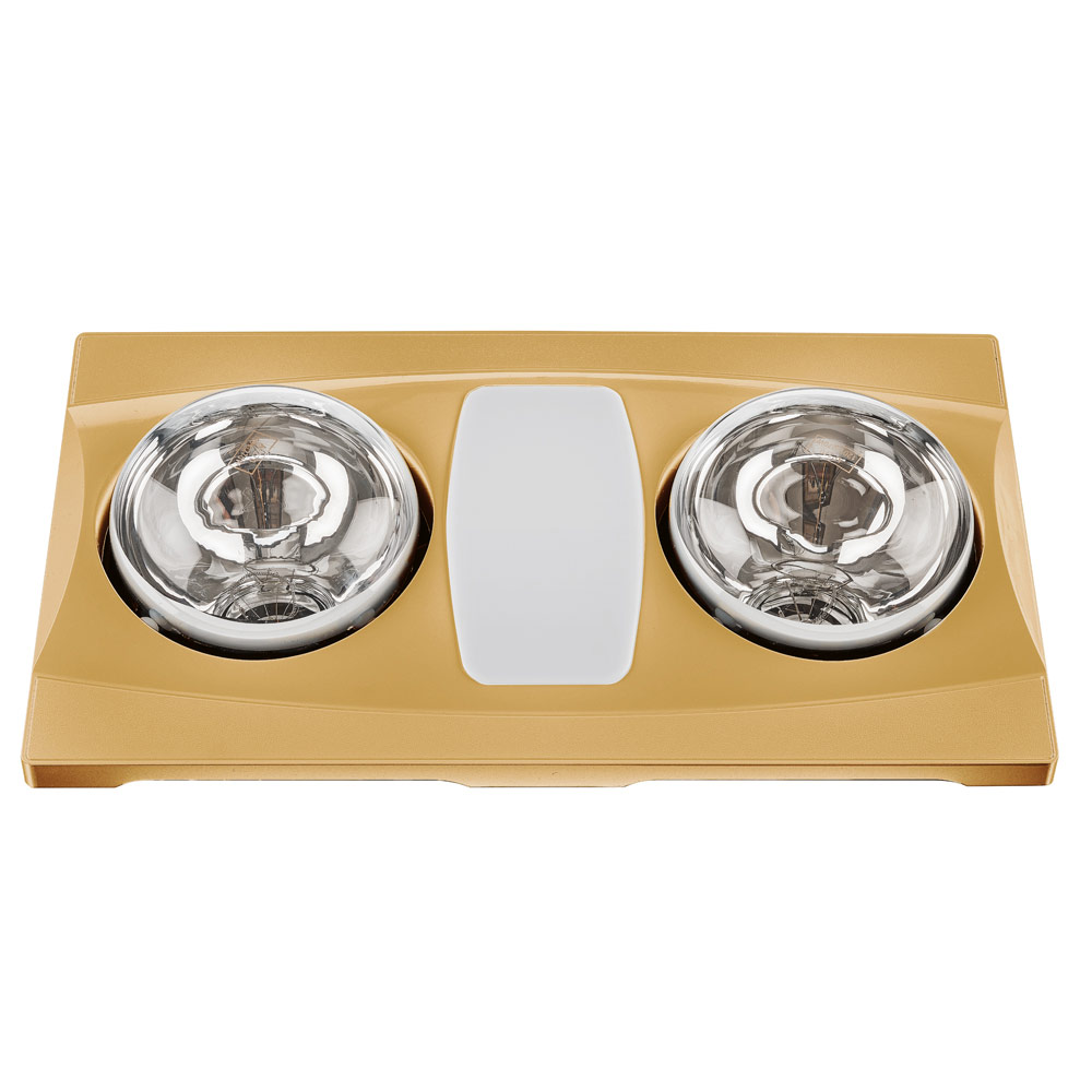 A515 Exhaust Fan with Heater and Light by Aero Pure | A515A SG | AER1037518