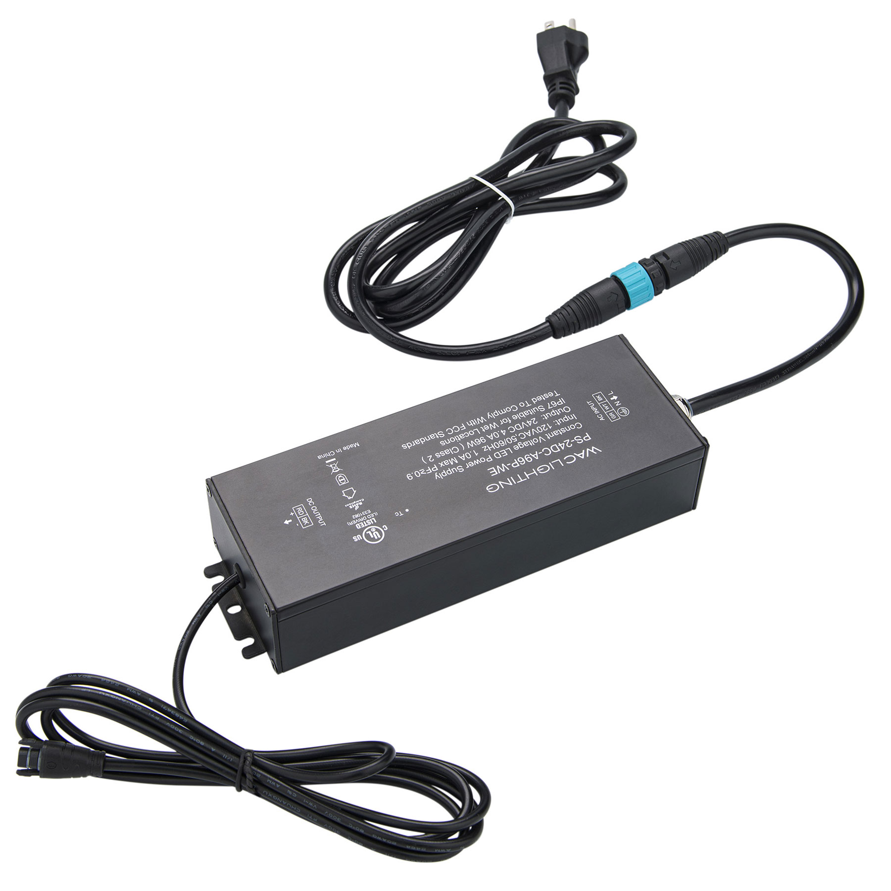 24V 96W Plug-In Outdoor Remote Power Supply by WAC Lighting | PS-24DC ...