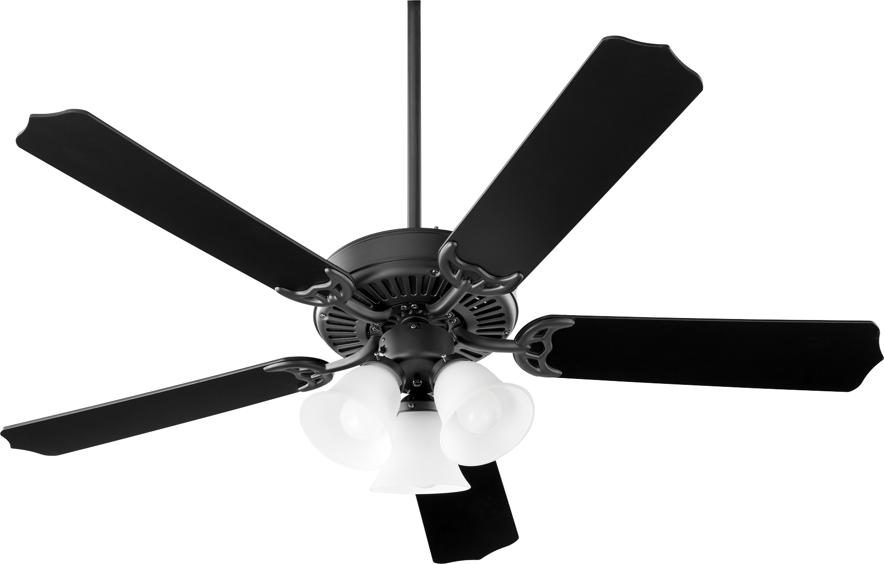 Capri X Ceiling Fan with Light - Open Box by Quorum | OB-7525-3059 ...