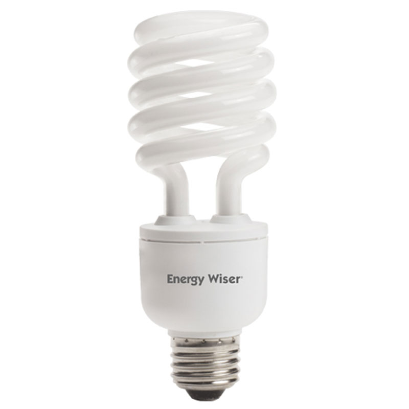 T3 Coil Medium Base CFL 23W 120V 2700K 82CRI by Bulbrite | 514023