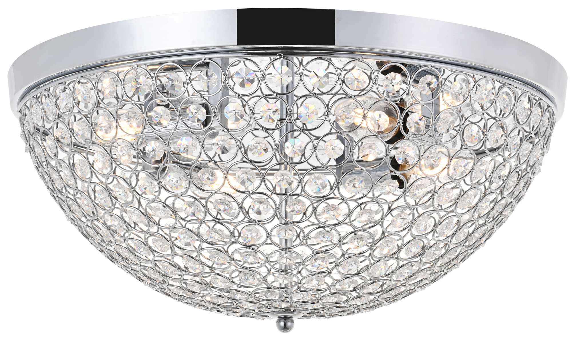 Taye Flush Ceiling Light Fixture by Elegant Lighting | LD5012F18C ...
