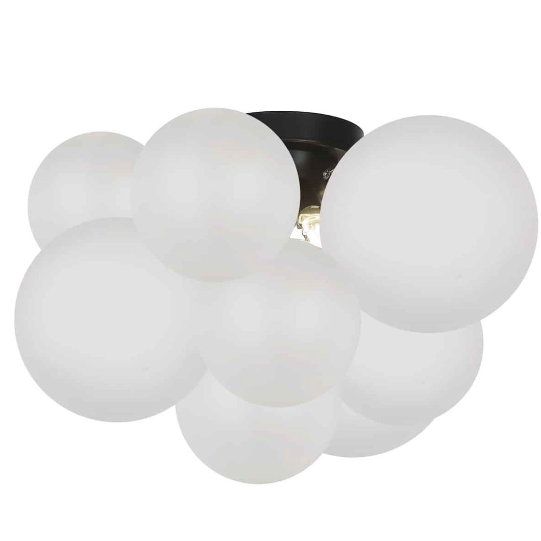 Miles Semi Flush Ceiling Light by Dainolite | MLS-143FH-MB-FR | DAI1072153