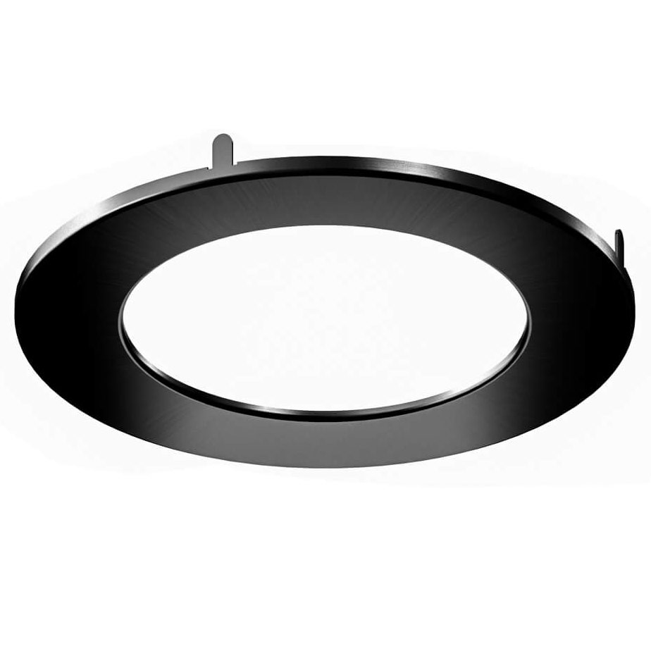 REC-PT 4 Inch Round Recessed Panel Trim by DALS Lighting | REC-PT4-BK ...