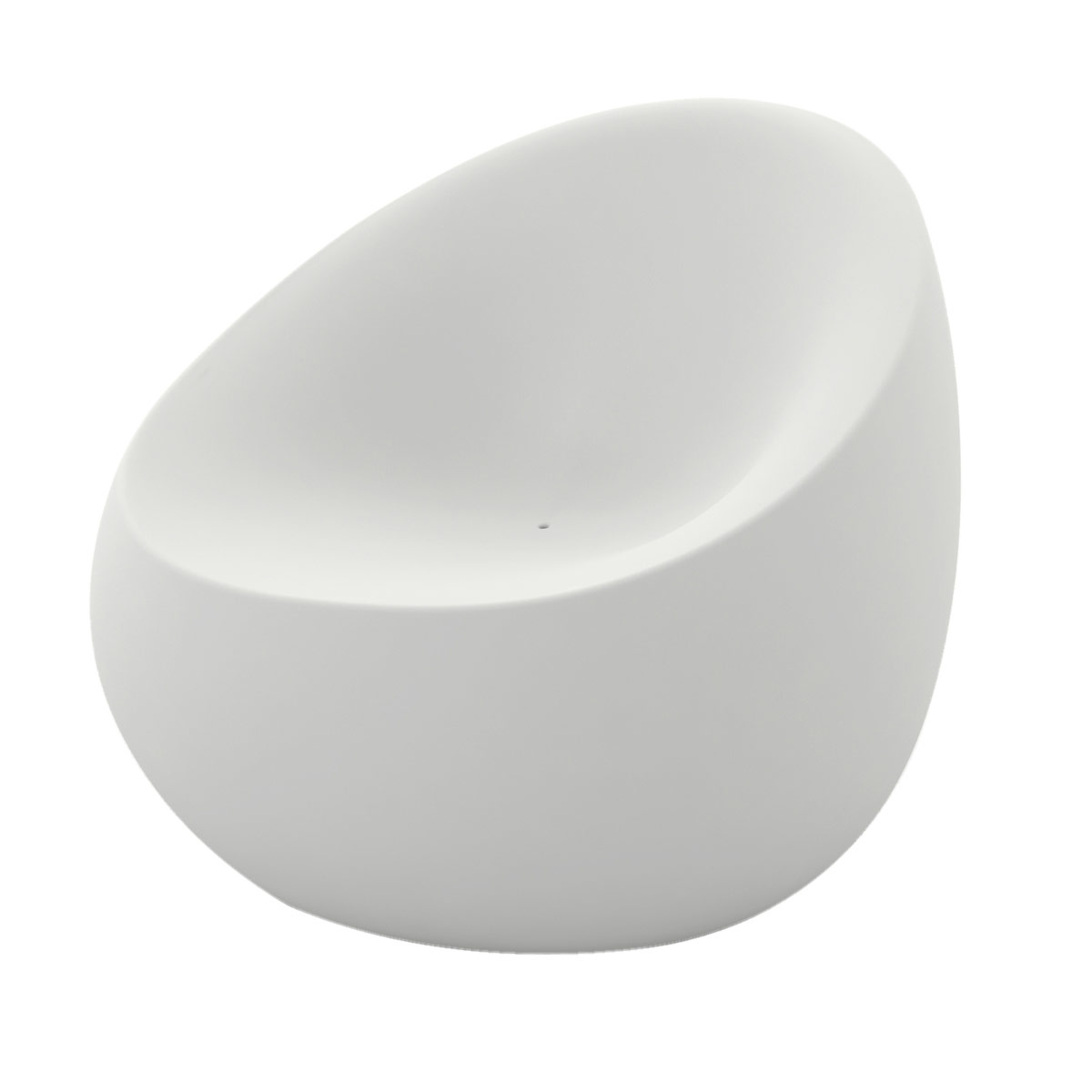 Stone Outdoor Lounge Chair by Vondom | 55006-White | VND1085472
