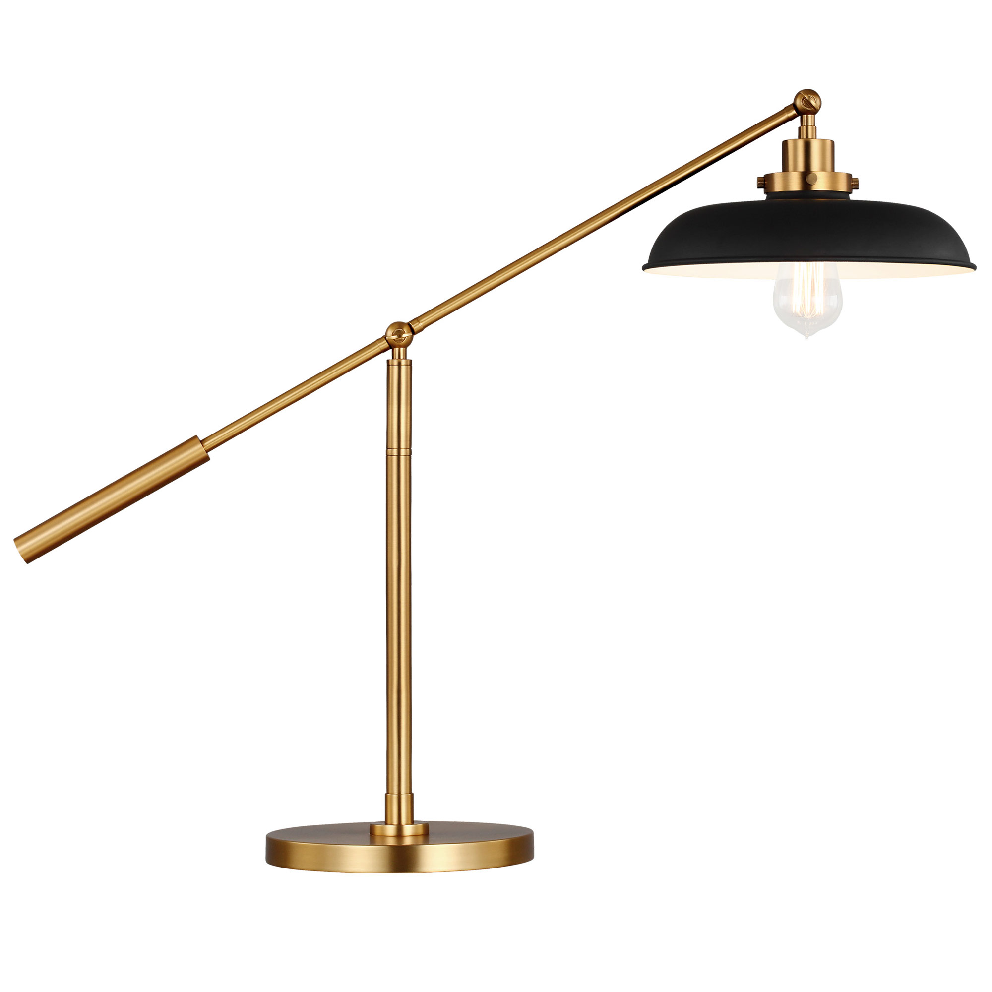 Wellfleet Wide Desk Lamp by Visual Comfort Studio | CT1111MBKBBS1 ...