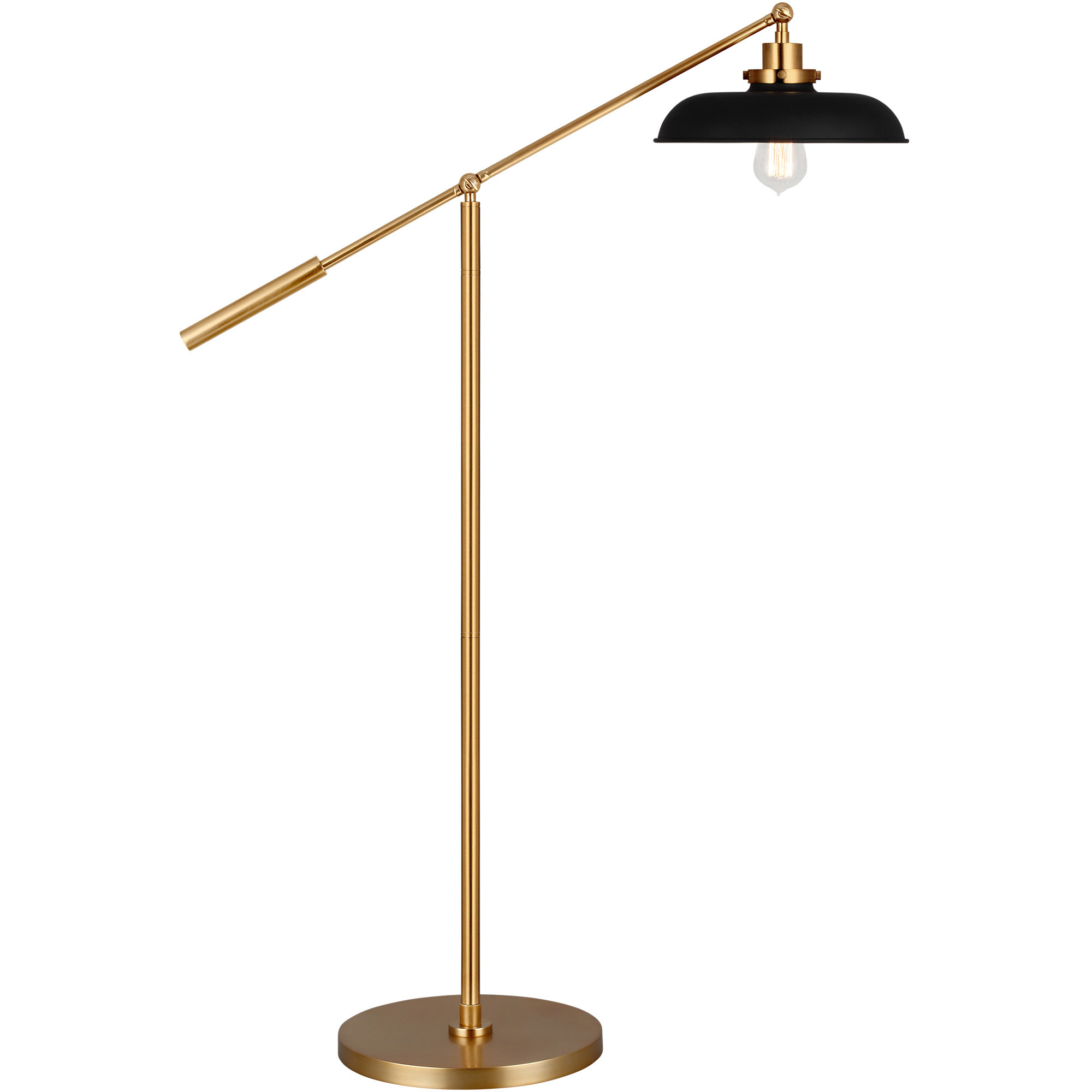 Wellfleet Wide Floor Lamp by Visual Comfort Studio | CT1141MBKBBS1 ...
