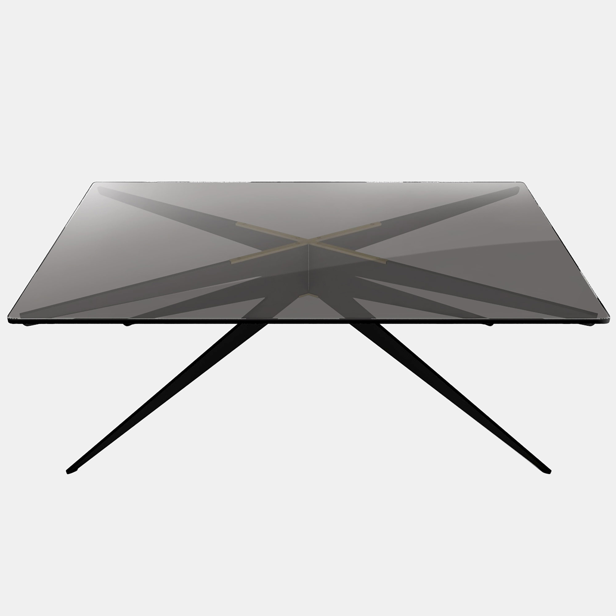 Dean Rectangular Coffee Table by Gabriel Scott | DEN-RCT-CT-BLK-BRS-SG ...