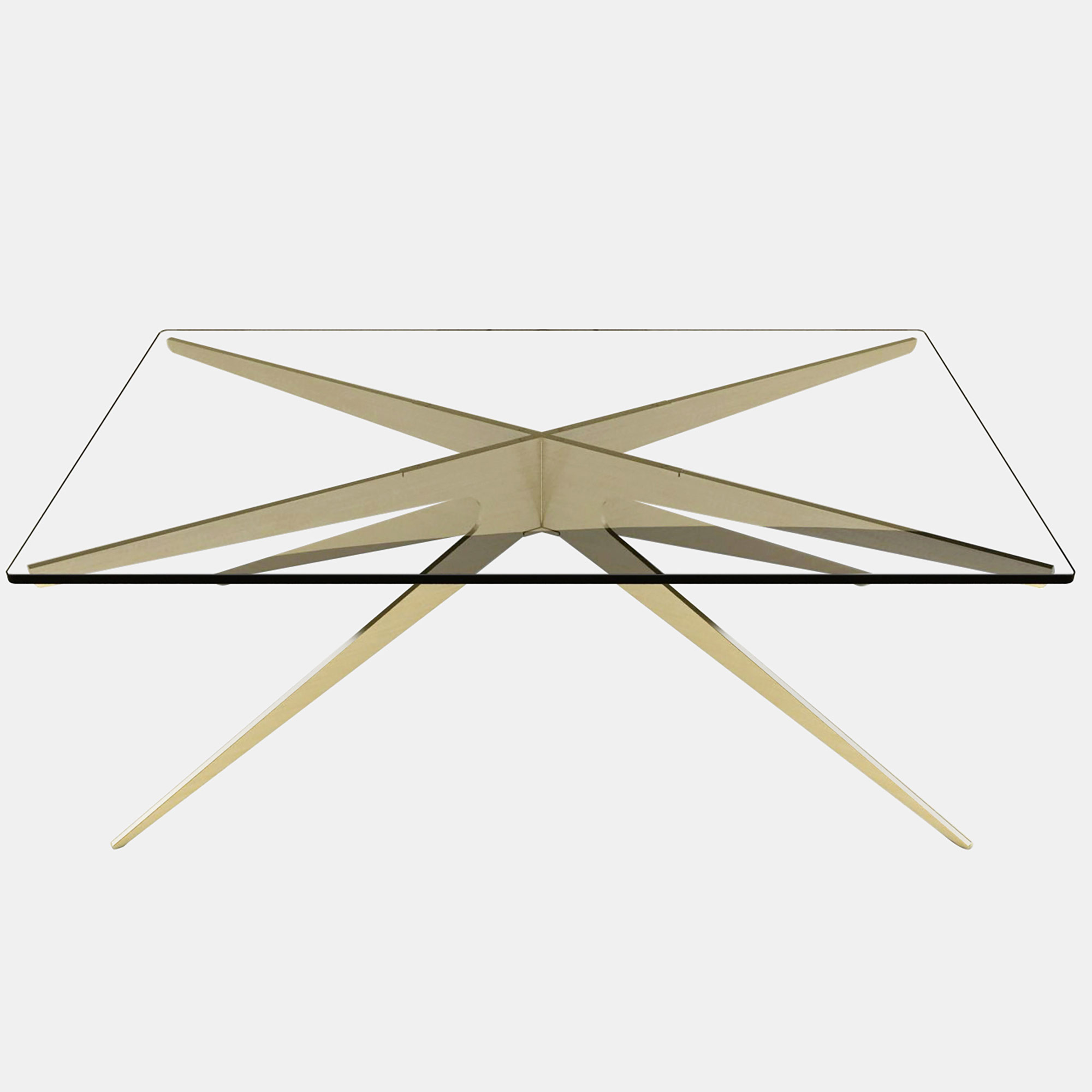 Dean Rectangular Coffee Table by Gabriel Scott | DEN-RCT-CT-BRS-CG ...