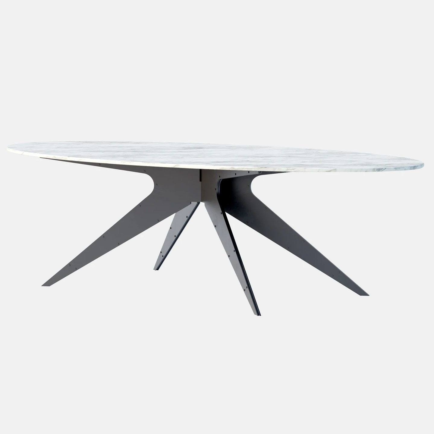 Dean Dining Table by Gabriel Scott | DEN-OVL-DT-BLK-WM | GSC1094925