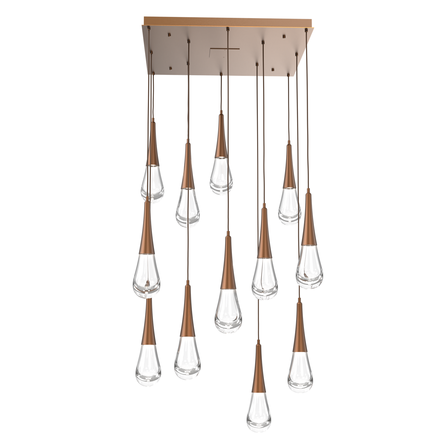 Raindrop Waterfall Linear Multi Light Pendant by Hammerton Studio ...