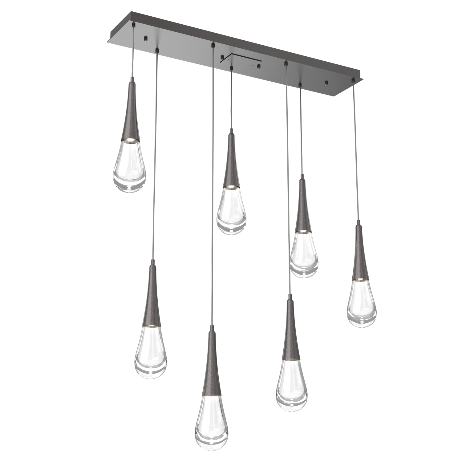Raindrop Waterfall Linear Multi Light Pendant by Hammerton Studio ...