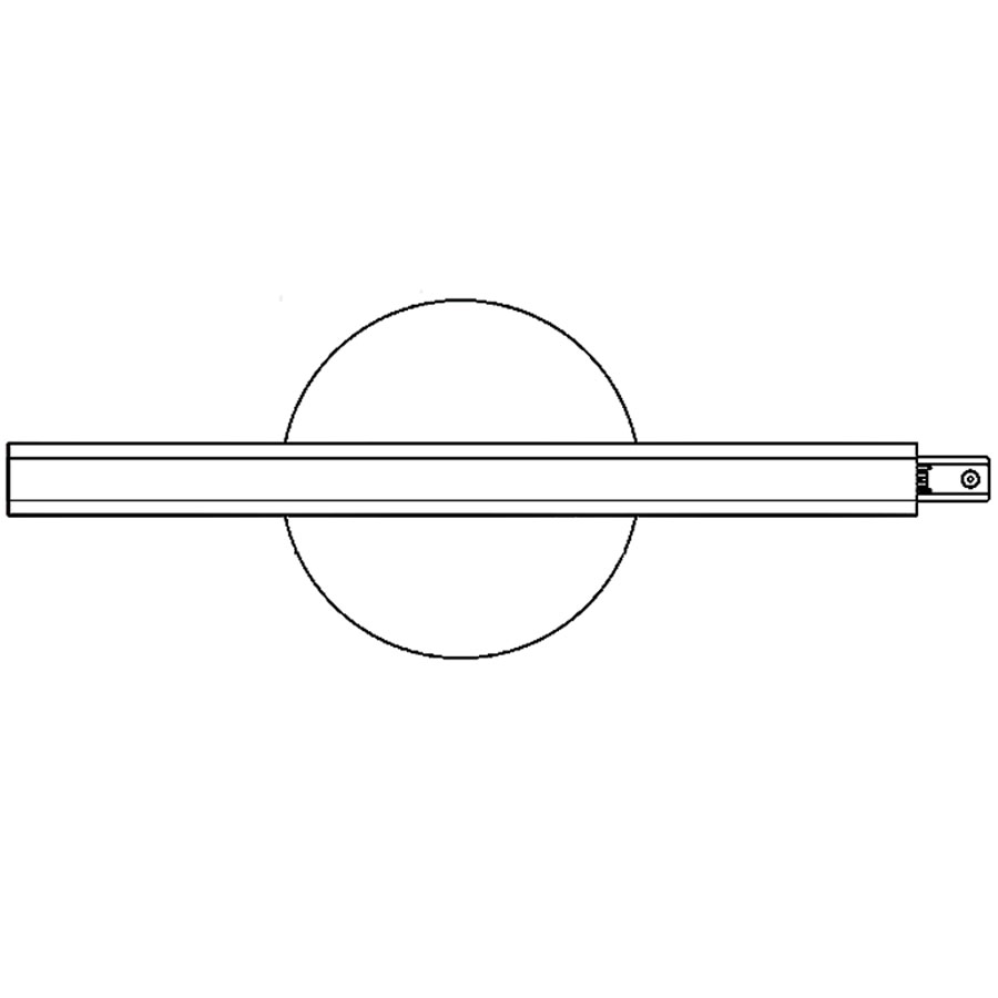 TS24 Surface Track Stem With Power Feed by PureEdge Lighting | TS24-CP1 ...