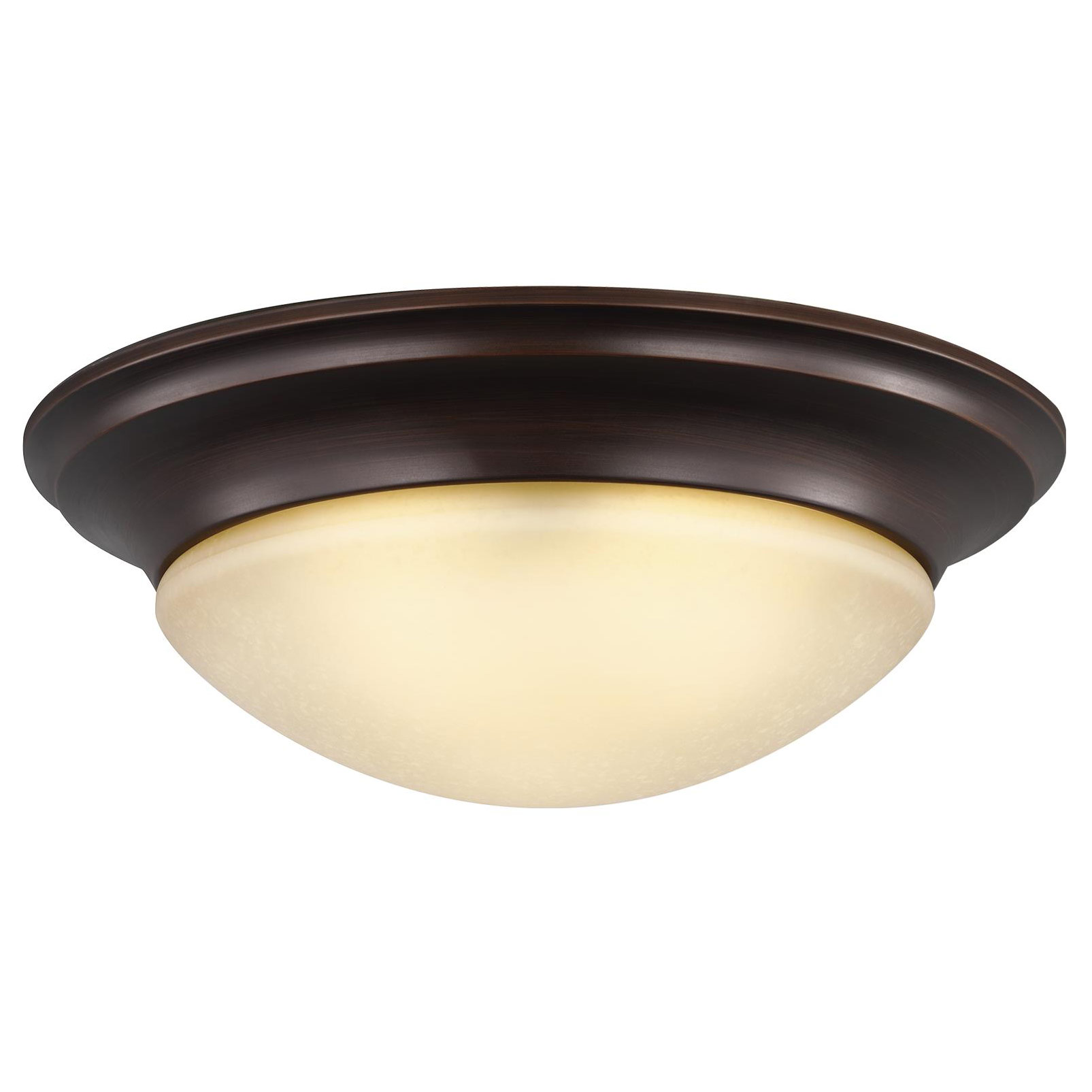 Nash Amber Flush Ceiling Light by Generation Lighting | 75446-710 ...