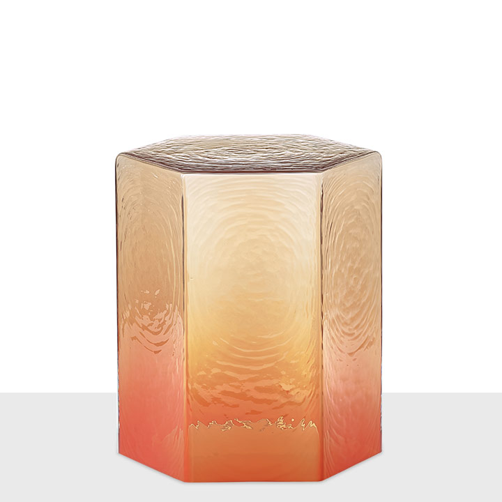 Hex Glass Table by Bomma | 1/05/99245/0/00FER/425/A | BOM1105729