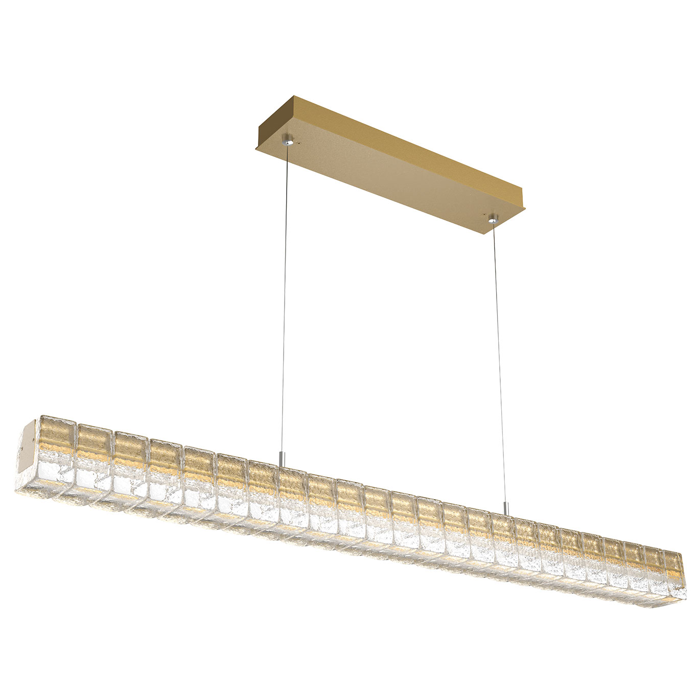 Asscher Linear Pendant by Hammerton Studio | PLB0080-48-GB-AC-CA1-L3 ...