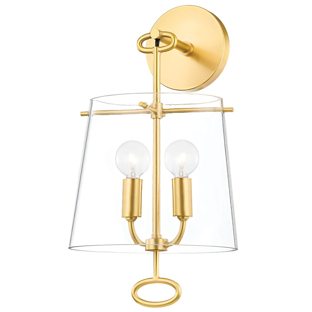 James Wall Sconce by Hudson Valley Lighting | 4702-AGB | HUD1111982