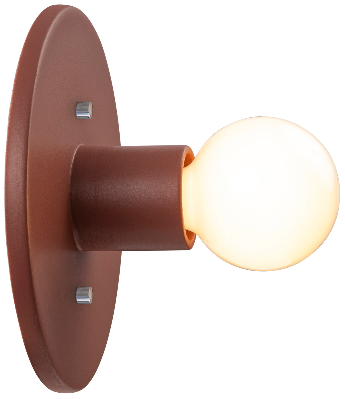 Ceramic Discus Wall Sconce by Justice Design | CER-6270-CLAY | JUS1112859