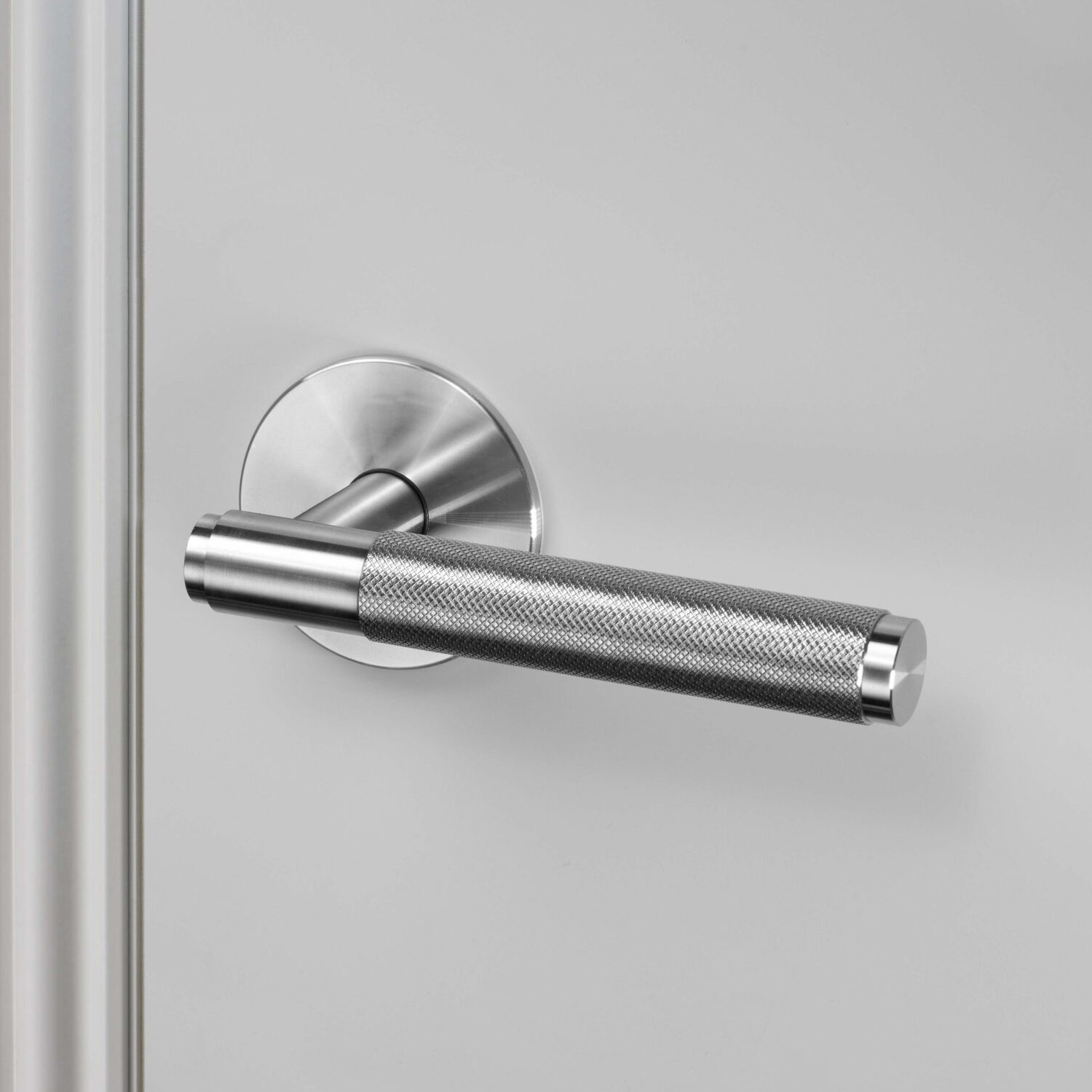 Conventional Lever Door Handle Set- Cross Pattern by Buster + Punch ...