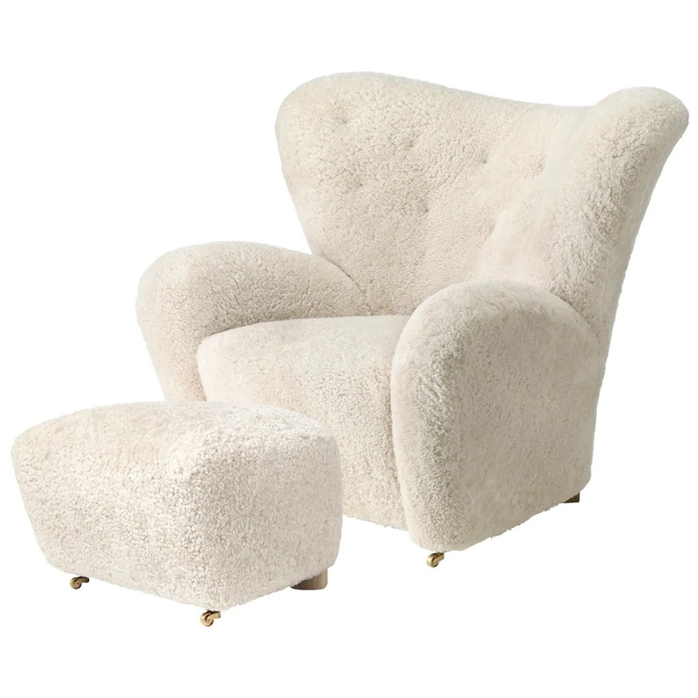 The Tired Man Chair with Footstool by By Lassen | BL510701 | BYL1119221