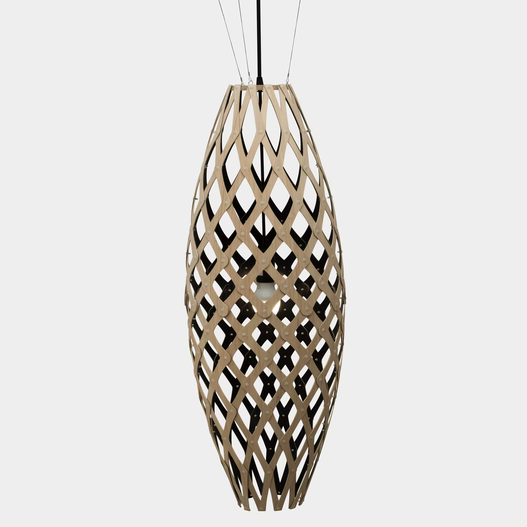 Hinaki Pendant by David Trubridge | HIN-0500-BMB-BLK-ASM-PAK | DTR1120992