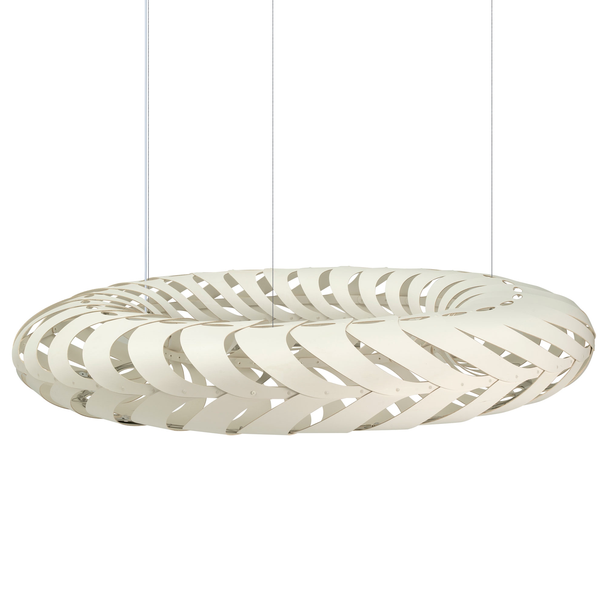 Maru Pendant by David Trubridge | MAR-1400-WHI-WHI-ASM-PAK | DTR1121785