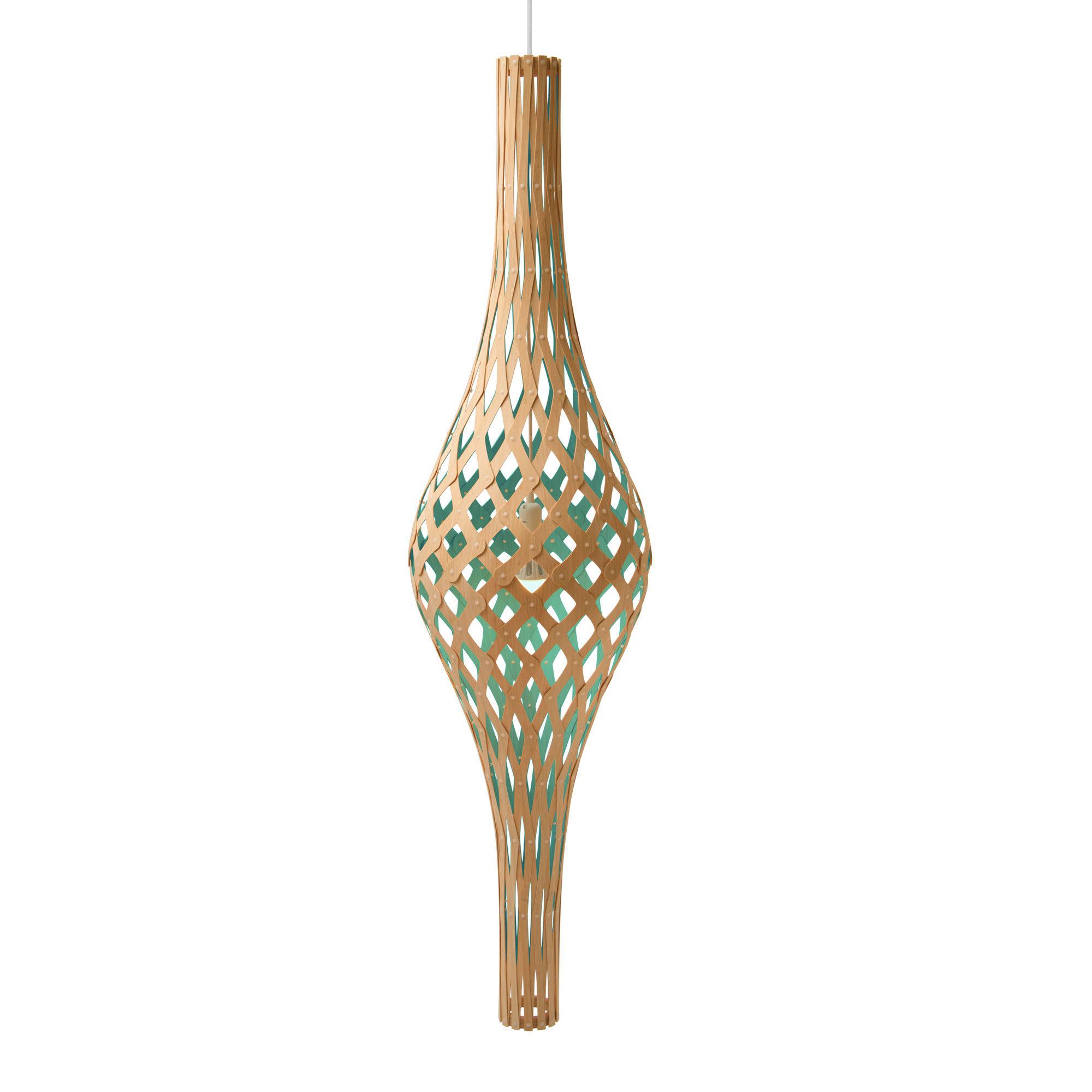 Nikau Pendant by David Trubridge | NIK-FULL-BMB-AQU-KIT-SET | DTR1121854