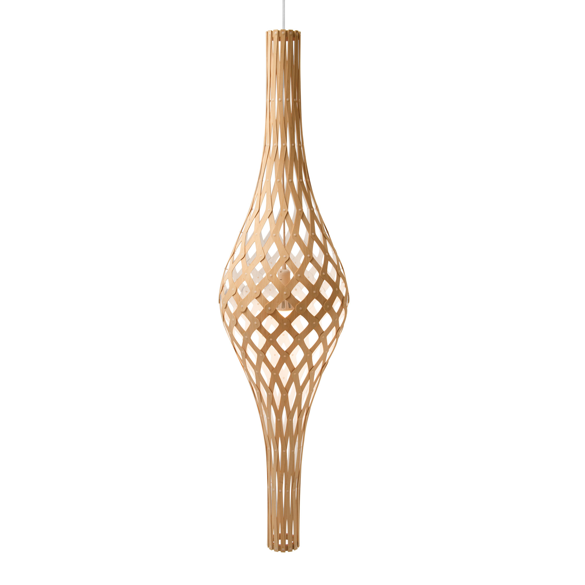 Nikau Pendant by David Trubridge | NIK-FULL-BMB-WHI-ASM-PAK | DTR1121877