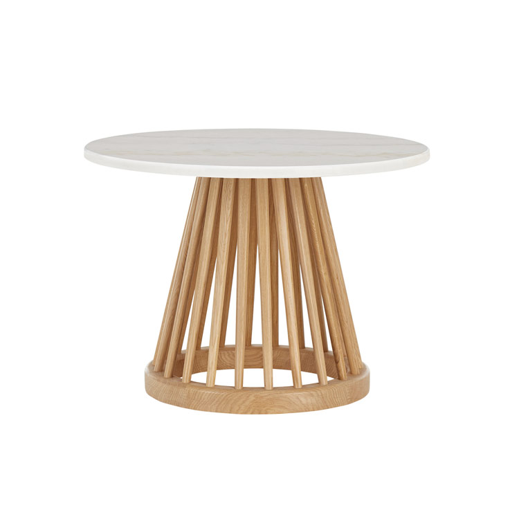 Fan Table by Tom Dixon | FAB02MT01W | TDX1125419