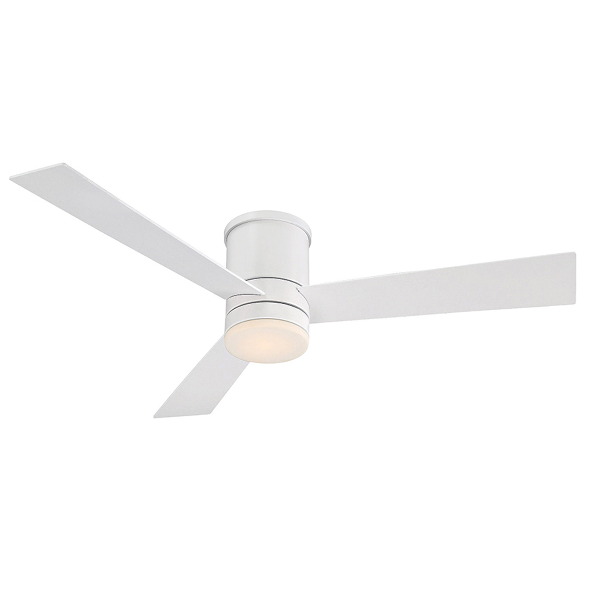 San Francisco Flush Ceiling Fan with Light by WAC Lighting | F-082L-MW ...