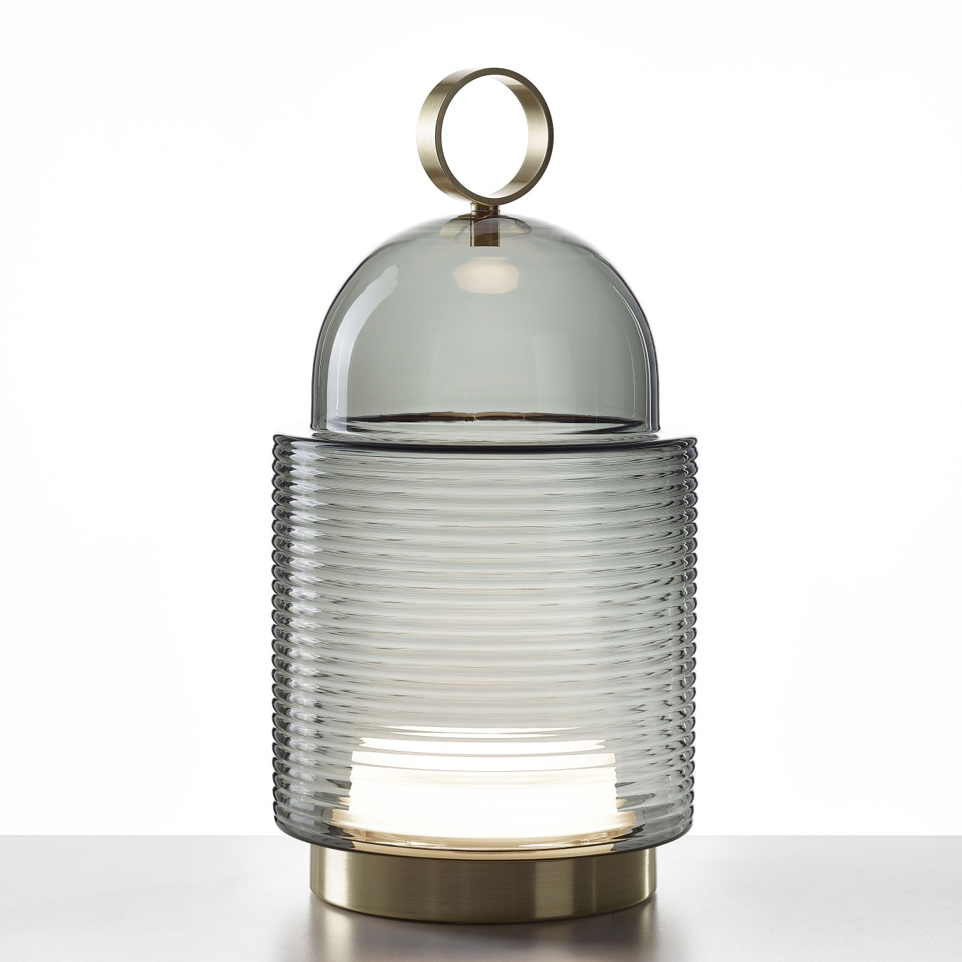 Dome Nomad Lines Table / Floor Lamp by Brokis | US1287-TXOP-BRS ...