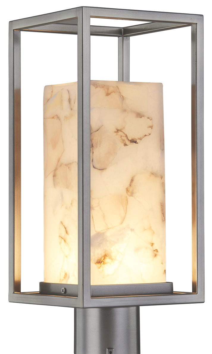Alabaster Rocks Laguna Outdoor Post Light by Justice Design | ALR-7513W ...