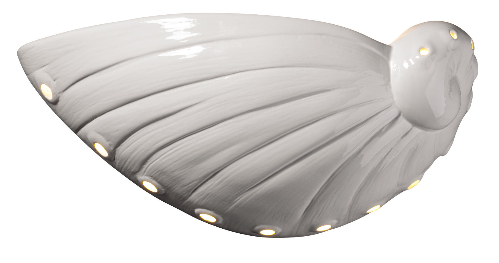 Ambiance Abalone Shell Wall Sconce by Justice Design | CER-3720-WHT ...