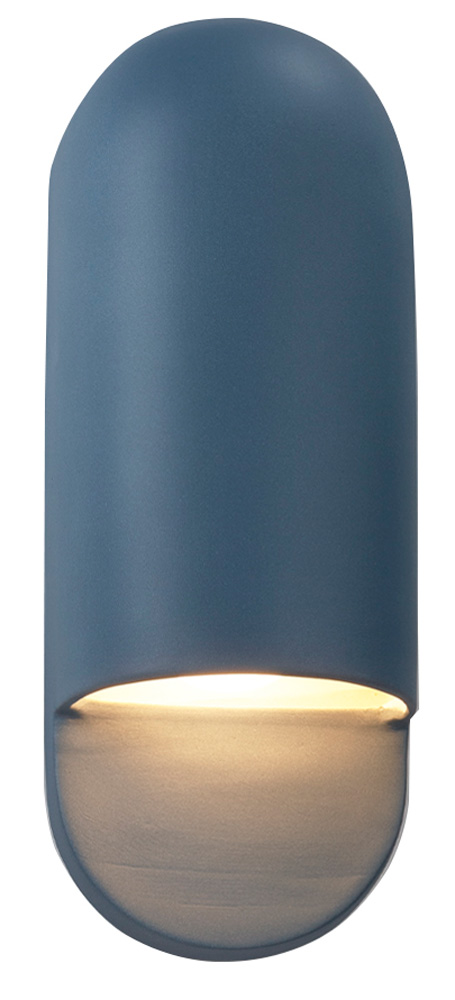Ambiance Capsule Outdoor Wall Sconce by Justice Design | CER-5620W-MID ...