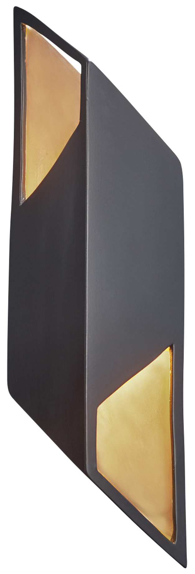 Ambiance Rhomboid Wall Sconce by Justice Design | CER-5845-CBGD ...