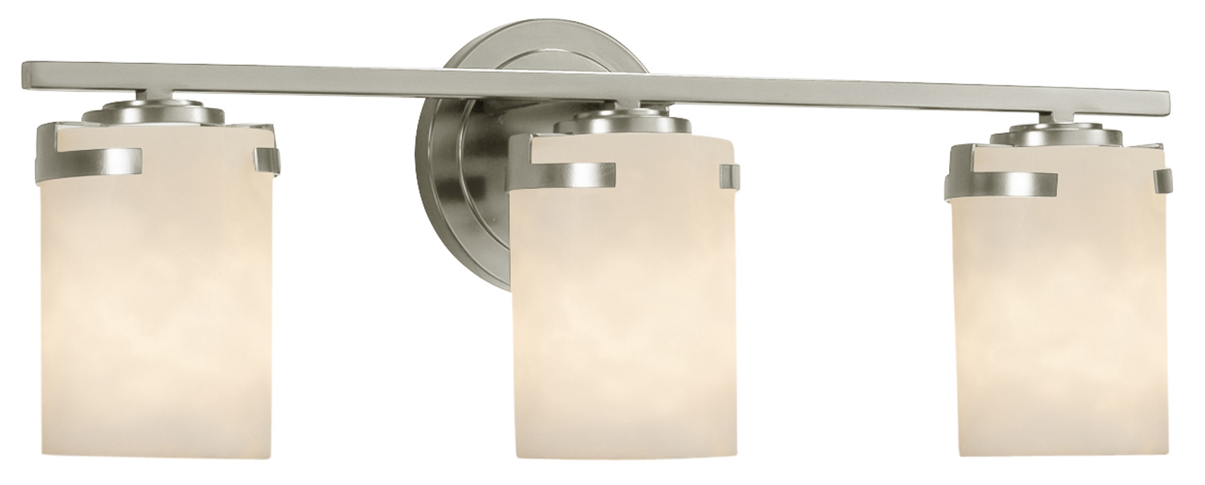 Clouds Atlas 3LT Bathroom Vanity Light by Justice Design | CLD-8453-10 ...