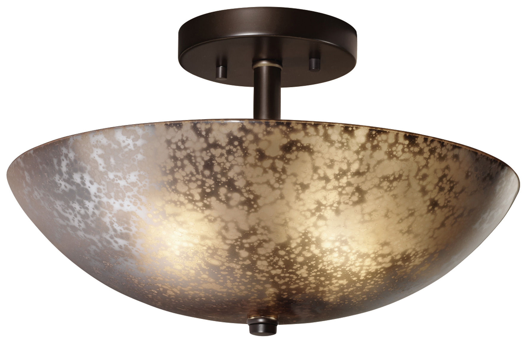 Fusion Semi Flush Ceiling Light by Justice Design | FSN-9690-35-MROR ...