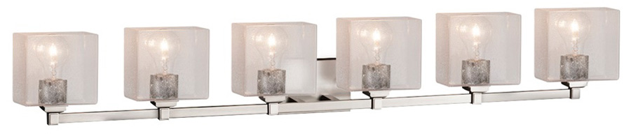 Fusion Regency Rectangle 6LT Bathroom Vanity Light by Justice Design ...