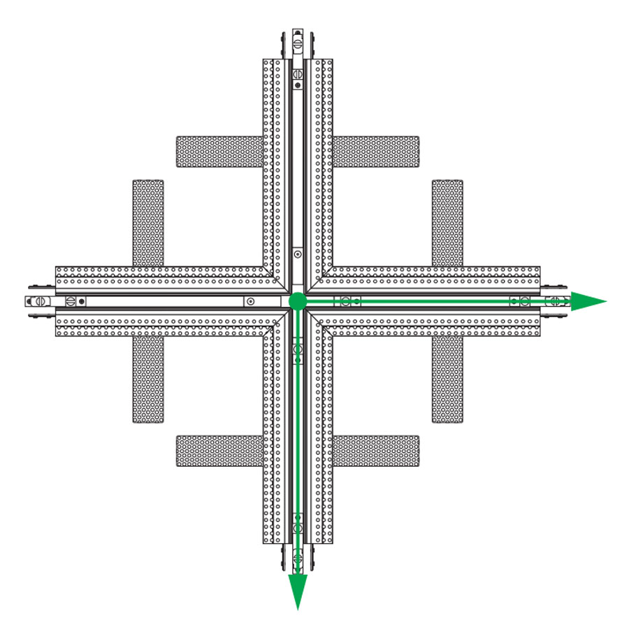 TruTrack Magnetic Recessed 2-Circuit Track X Power Feed by PureEdge ...
