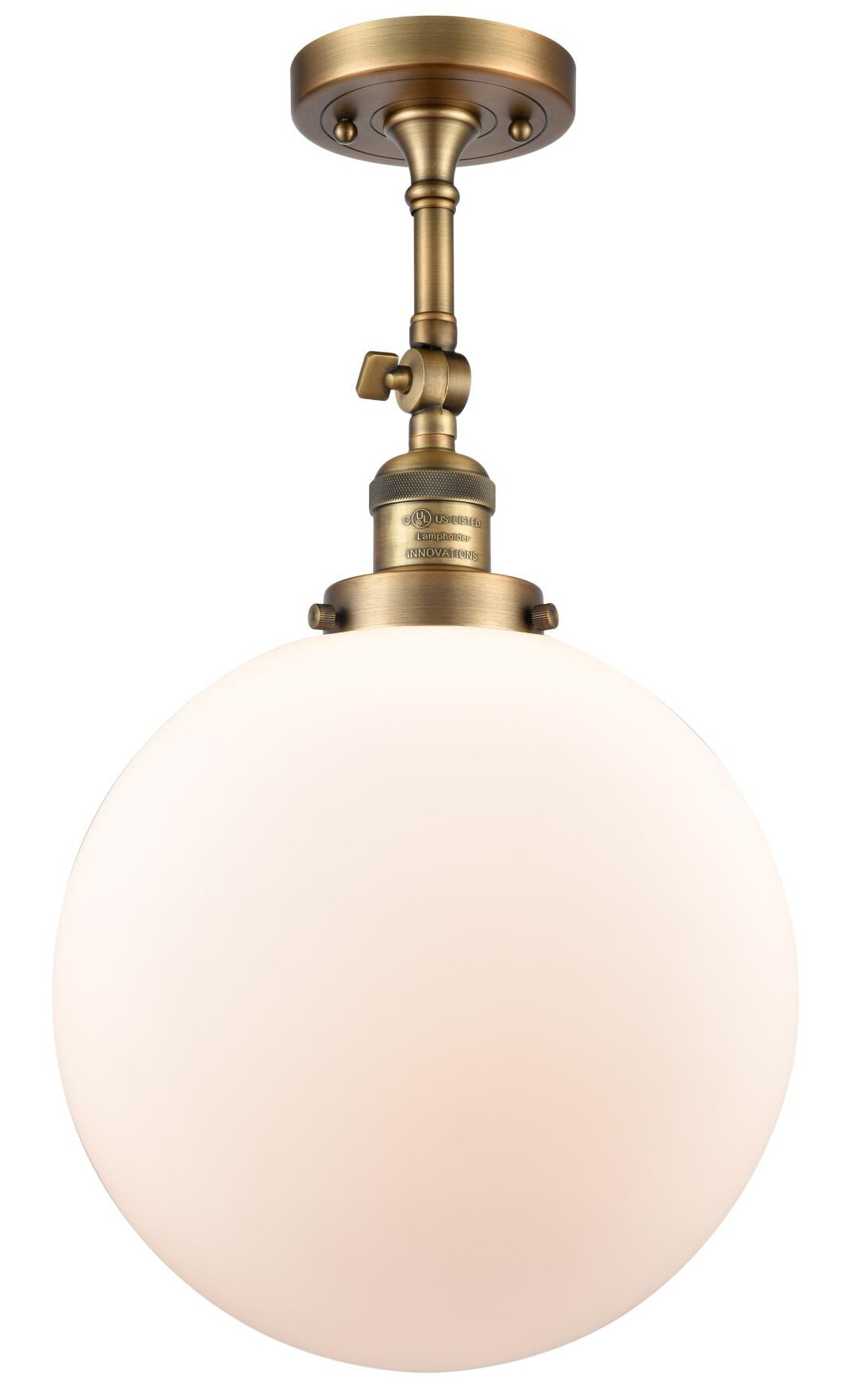 Beacon 201 Semi Flush Ceiling Light by Innovations Lighting | 201F-BB ...