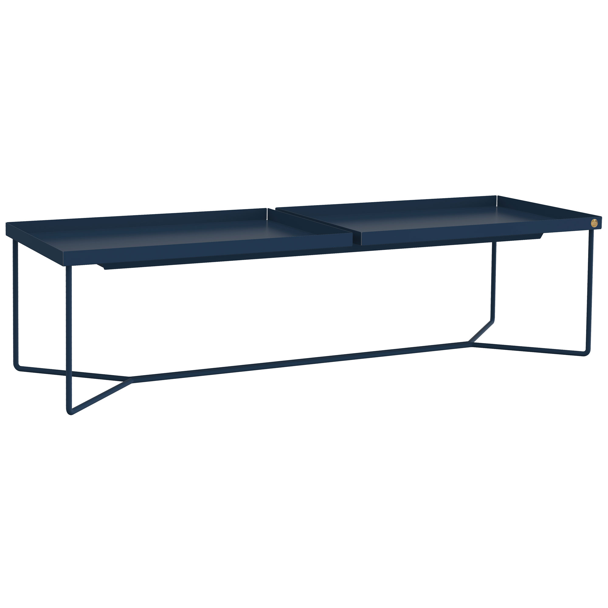 Poi Coffee Table by Victor Foxtrot | POI-TABLE-DOUBLE-NVY | FOX1141881