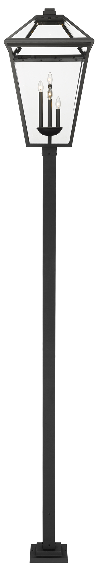 Talbot Outdoor Post Light with Square Post/Stepped Base by Z-Lite ...