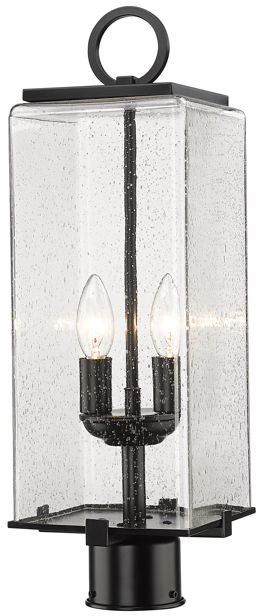 Sana Outdoor Post Light with Round Fitter by Z-Lite | 592PHMR-BK ...