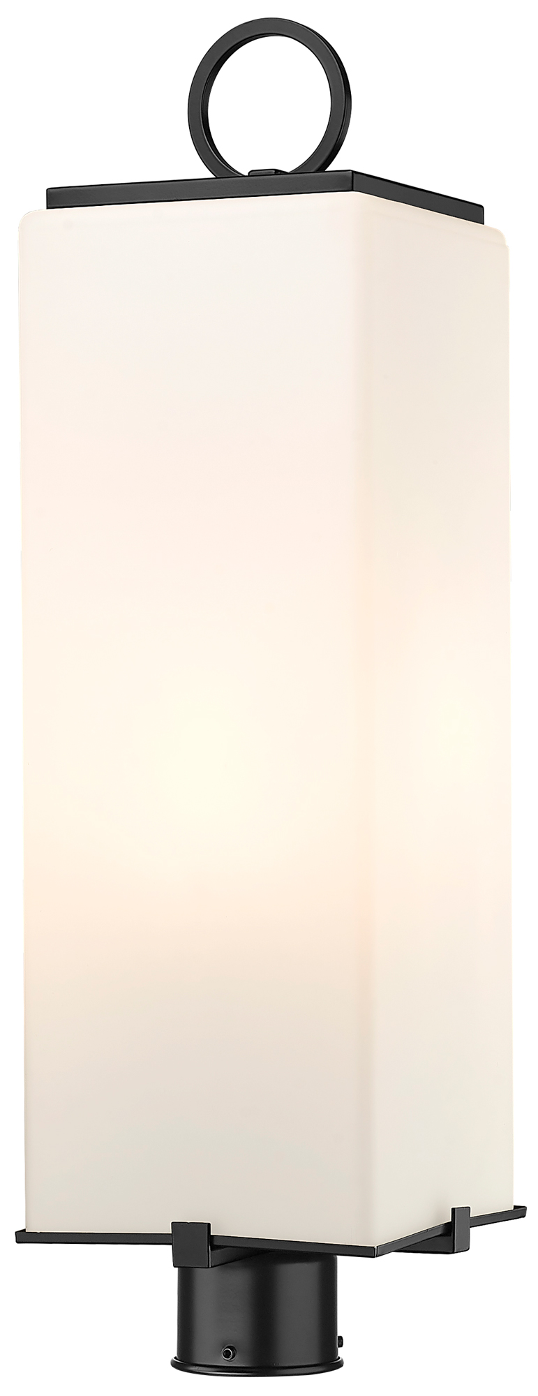 Sana Outdoor Post Light with Round Fitter by Z-Lite | 593PHBR-BK ...