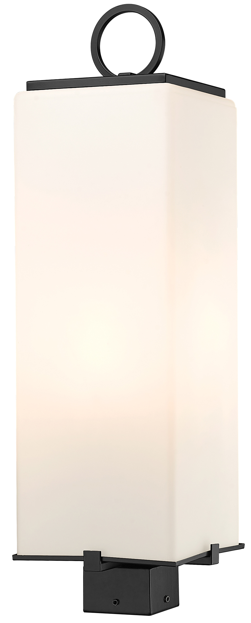 Sana Outdoor Post Light with Square Fitter by Z-Lite | 593PHBS-BK ...