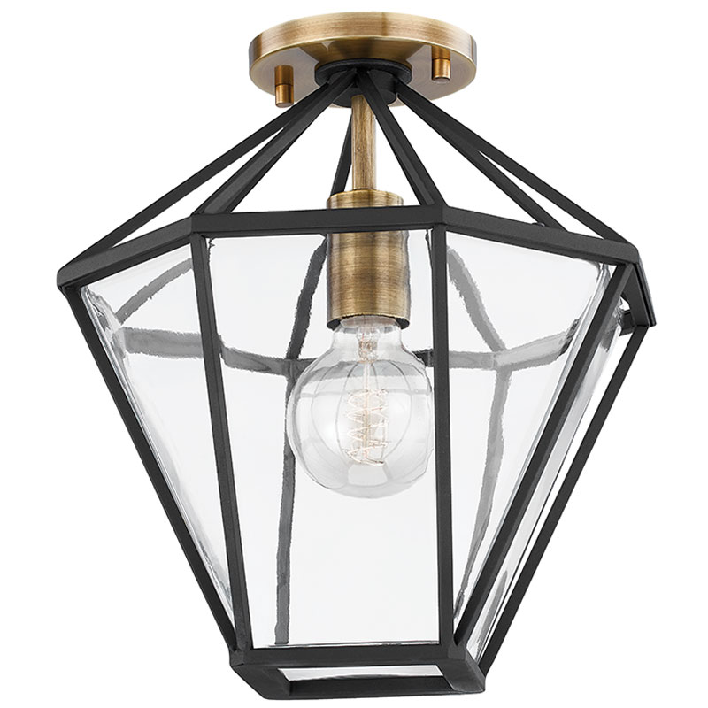 Moss Ceiling Light by Troy Lighting | C8211-PBR/TBK | TRY1154971
